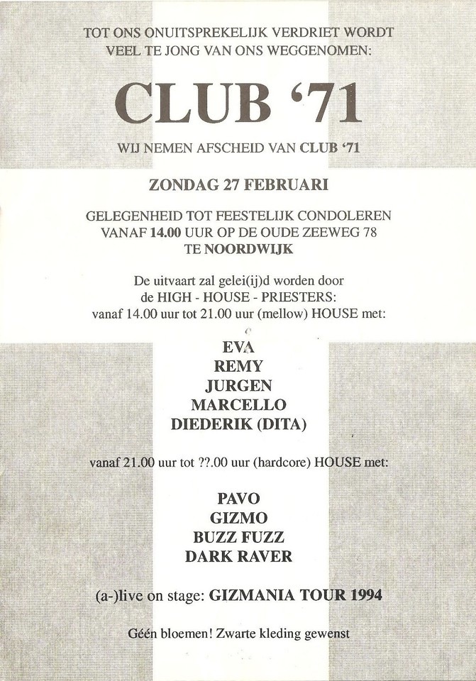 Blog8258: Club 71 – BLOGnoordwijk (Heimatsammlung)